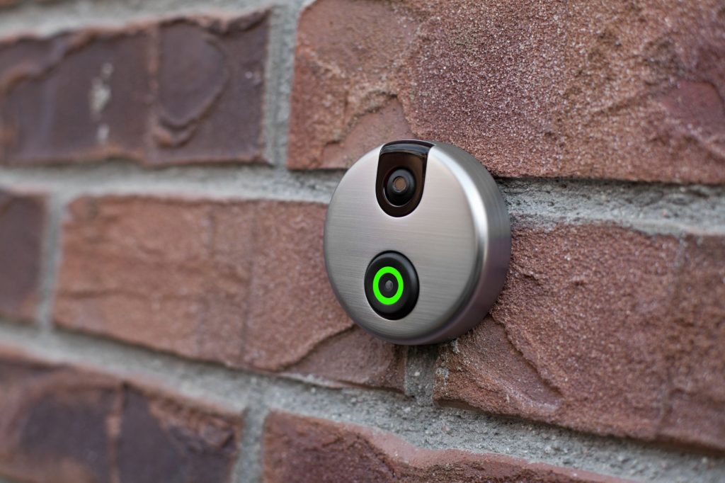 Modern design door bell - 23 new trends of safety - house-ideas.org