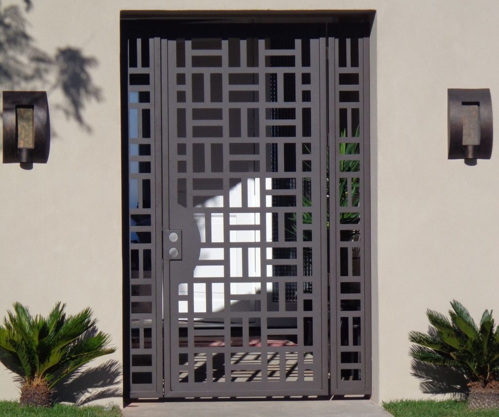 Modern door gate design - glimpse your home's character - house-ideas.org
