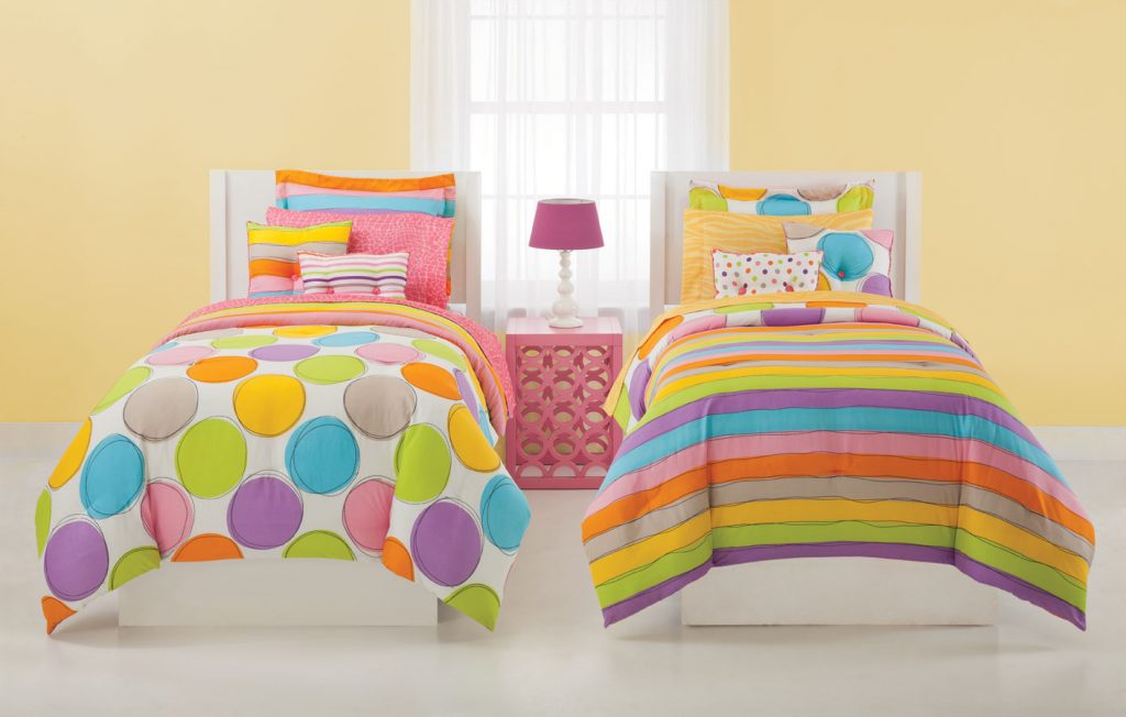 Rainbow polka dot bedding - 10 ways to provide a stunning aspect to ...