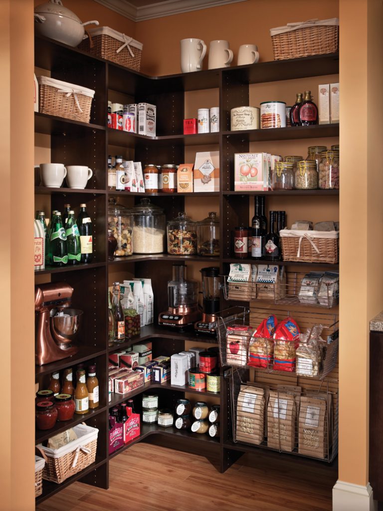 Small kitchen open pantry - must have for all downsized kitchens ...